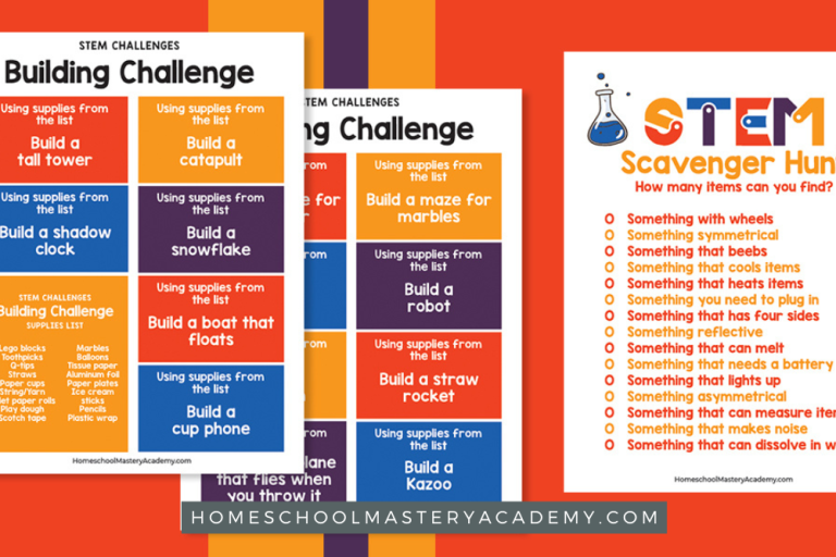 STEM Building Challenges & Scavenger Hunt | Hands-On STEM
